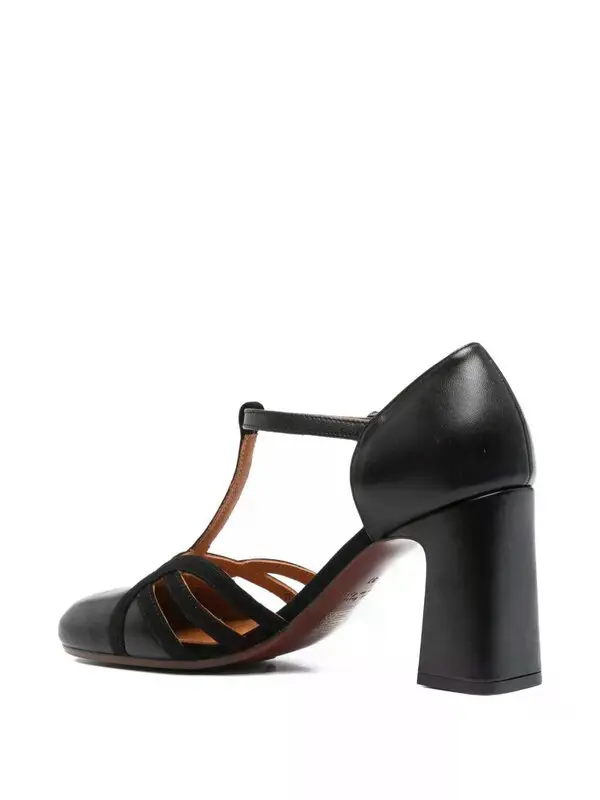 Chie Mihara 85mm T-bar Block-heel Pumps