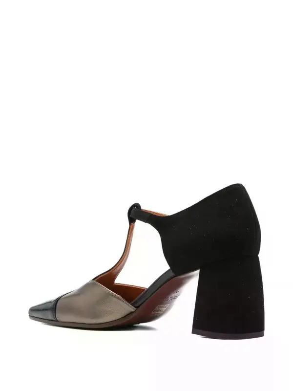 Chie Mihara T-bar Block Heel Pumps