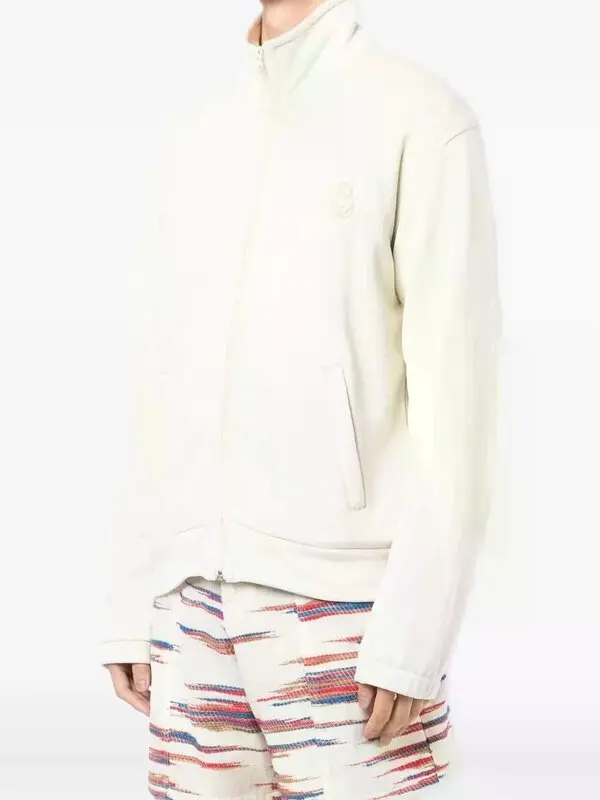 MARANT Embroidered High-neck Jacket - White
