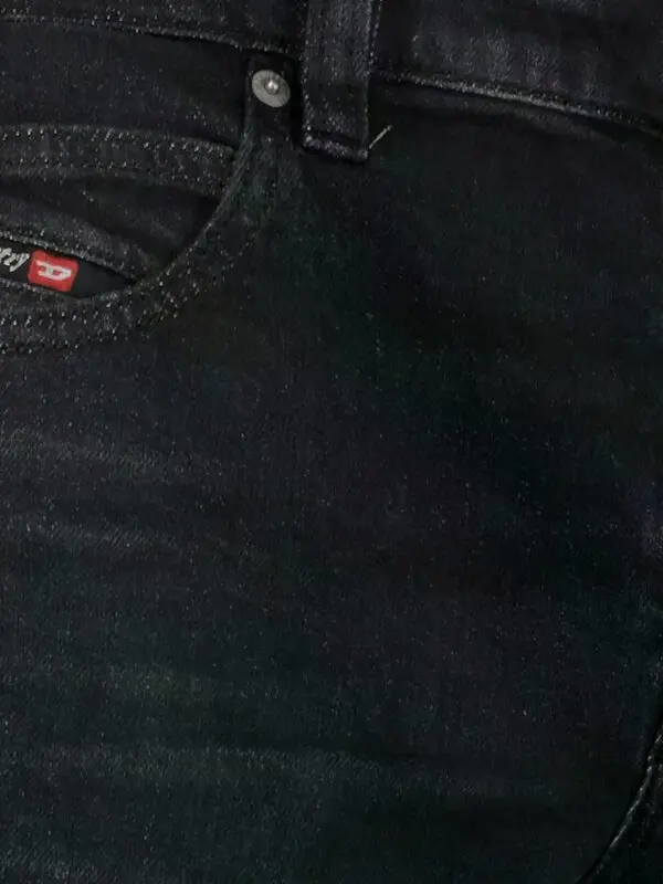 DIESEL® D-vyl 1993 Faded Straight-leg Jeans - Black