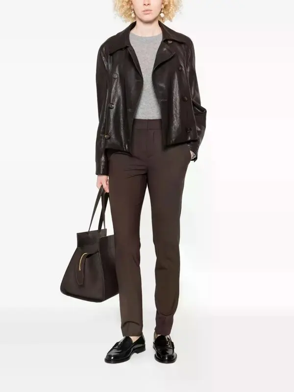 Brunello Cucinelli Tapered Wool Trousers