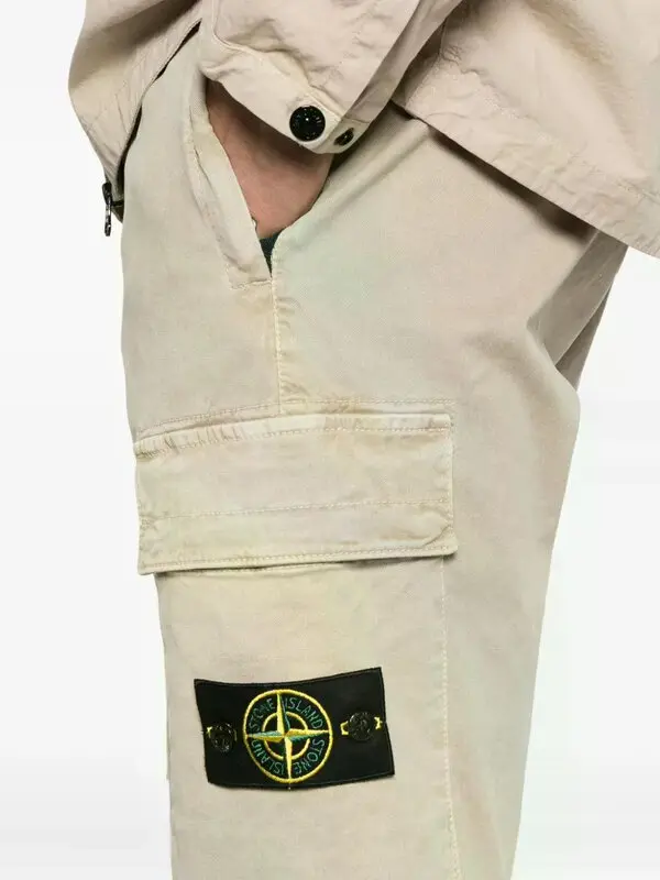 Stone Island Cargo Patch-pocket Trousers - Neutrals