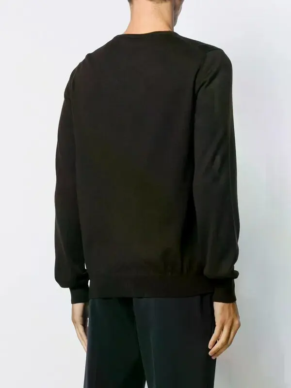 D4.0 Virgin Wool Crew Neck Sweatshirt