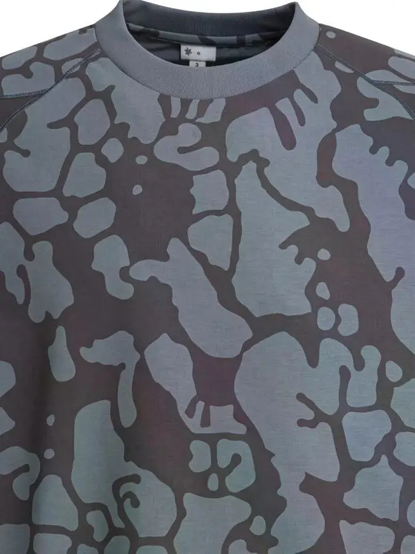 GOLDWIN Abstract-print Raglan-sleeve T-shirt