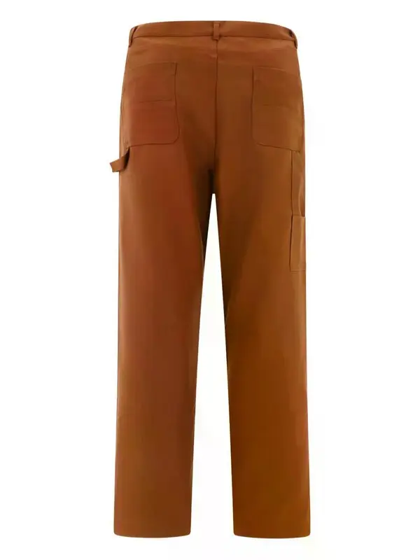 BRAIN DEAD Wool-blend Trousers With Rivet Detailing