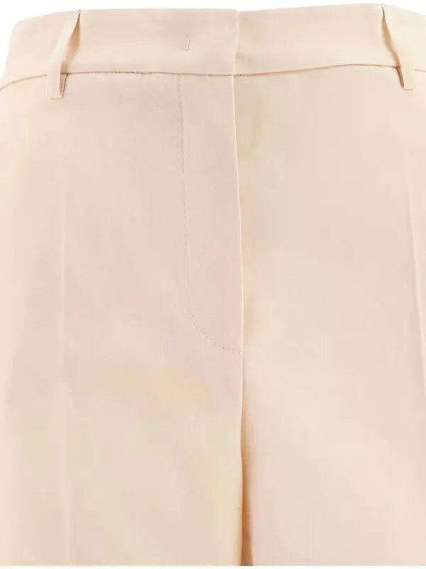 F.IT Plain-front Trousers