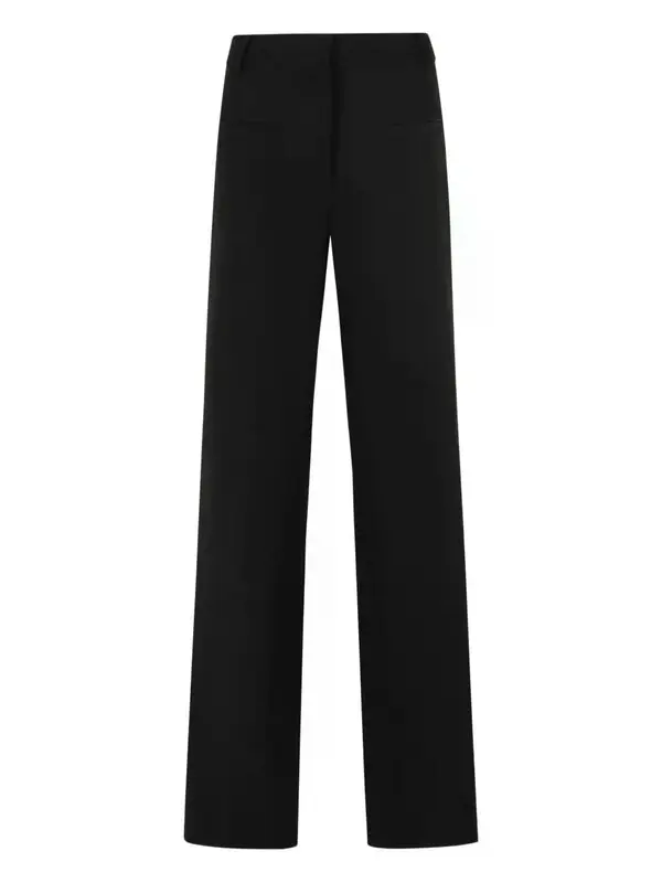 Federica Tosi Pocket Straight Trousers - Black