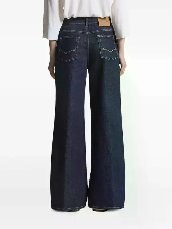 Peserico Dark Wash Five-pocket Denim Jeans