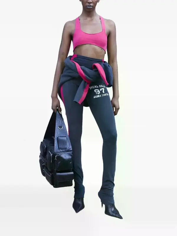 GREG ROSS Racerback Raw-cut Top - Pink