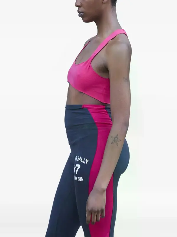 GREG ROSS Racerback Raw-cut Top - Pink