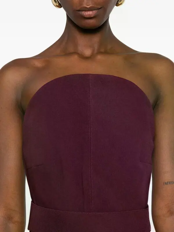 Solace London Strapless Maxi Dress - Purple