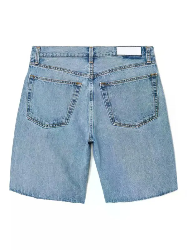 RE/DONE 90s Comfort Frayed-hem Denim Shorts