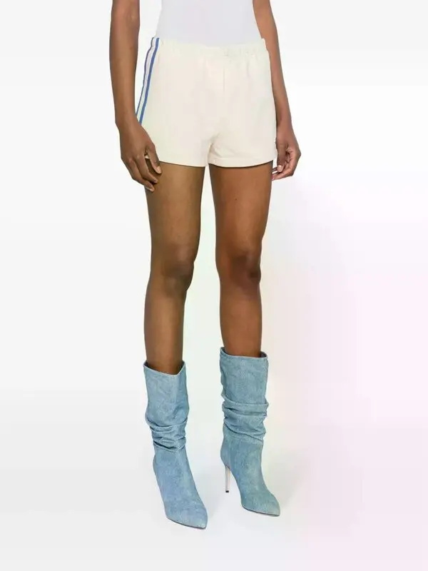 Gcds Logo-embroidered Jersey Shorts