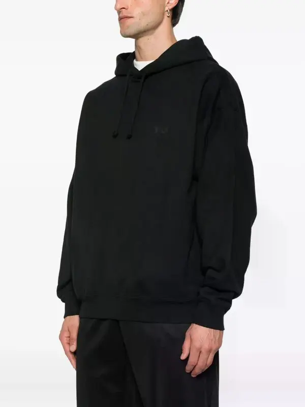 Y3 Logo Hoodie - Black