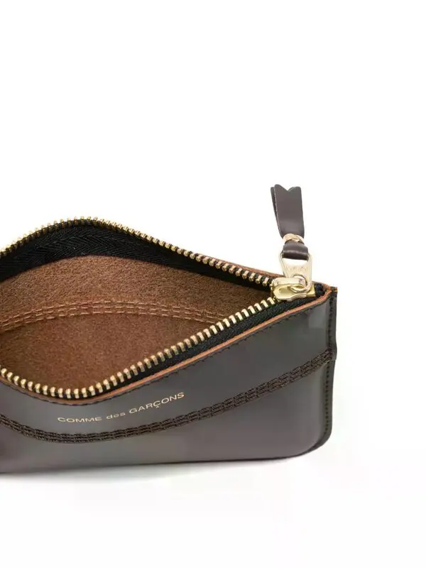 Comme Des Garçons Zip-fastening Leather Wallet