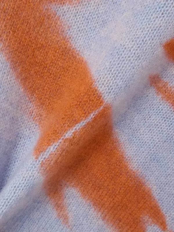 THE ELDER STATESMAN Mythic Cropped Tie-dye Cashmere Sweater