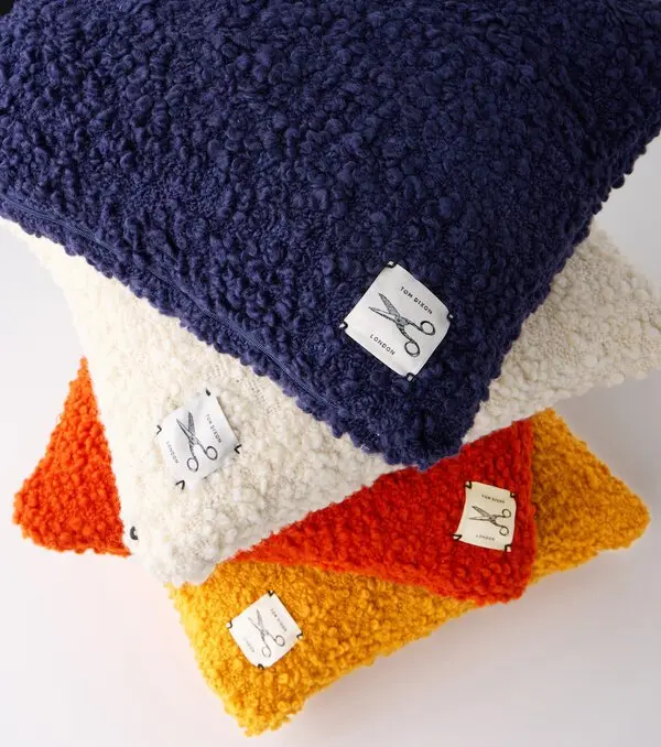 TOM DIXON Bobble Boucle Cushion - Orange