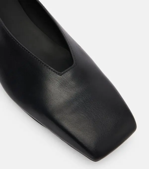 Rick Owens Leather Ballet Flats