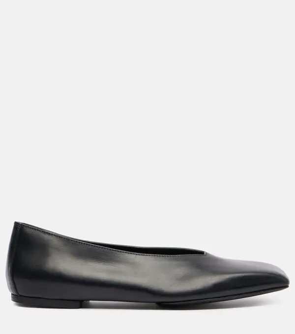Rick Owens Leather Ballet Flats