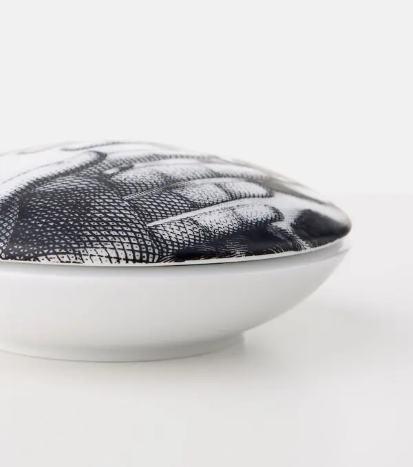 FORNASETTI Tema E Variazioni Porcelain Container - Multicoloured