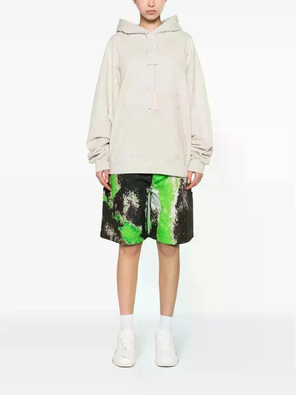 44 LABEL GROUP Distressed Cotton Hoodie