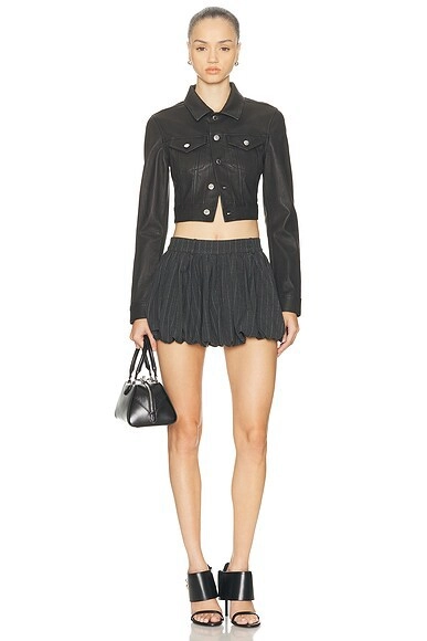 Alexander Wang Shrunken Trucker Jacket