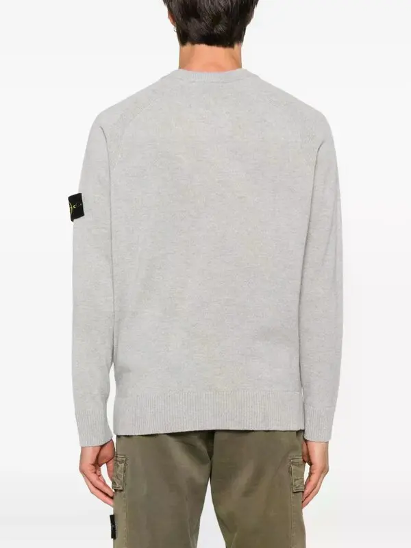 Stone Island Wool Sweater - Grey