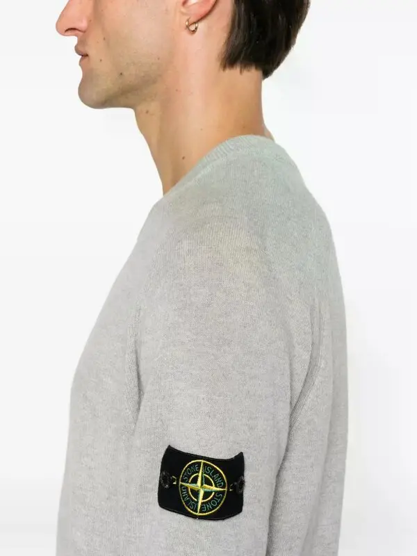 Stone Island Wool Sweater - Grey