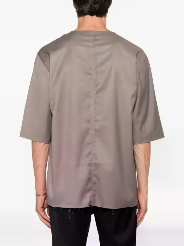 HAMZA Thom Raw-edge T-shirt