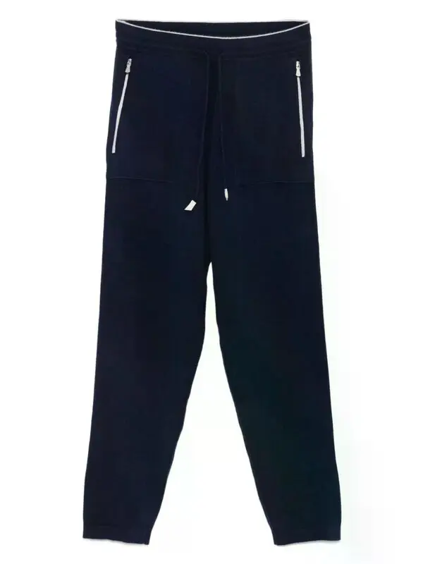 Eleventy Cashmere Track Trousers - Blue