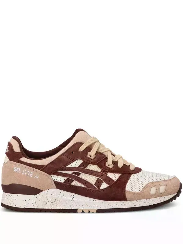 Asics Gel-lyte Iii Og Panelled Leather And Mesh Sneakers - Red