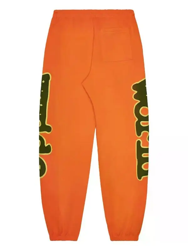 SP5DER Logo Track Pants - Orange