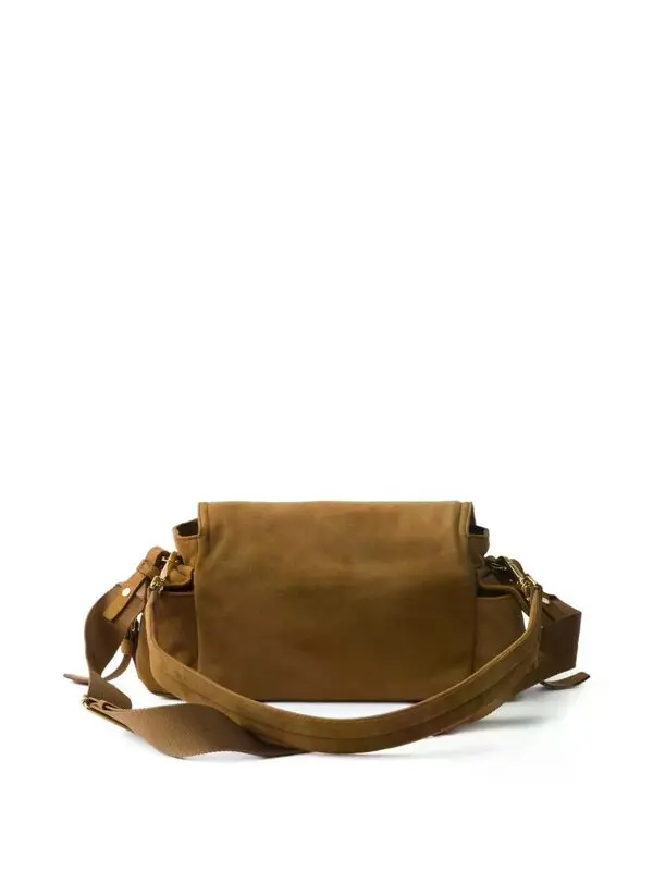 Prada Suede Shoulder Bag - Brown