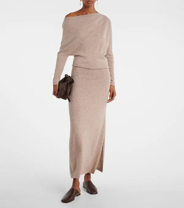 Altuzarra Kasos Draped Cashmere Maxi Dress