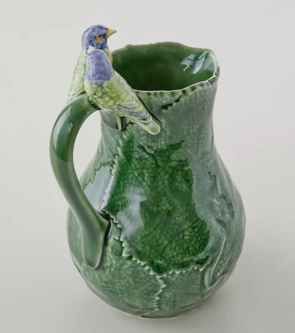 BORDALLO PINHEIRO Cineraria Ceramic Pitcher