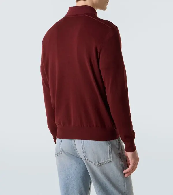 Burberry Wool Polo Sweater