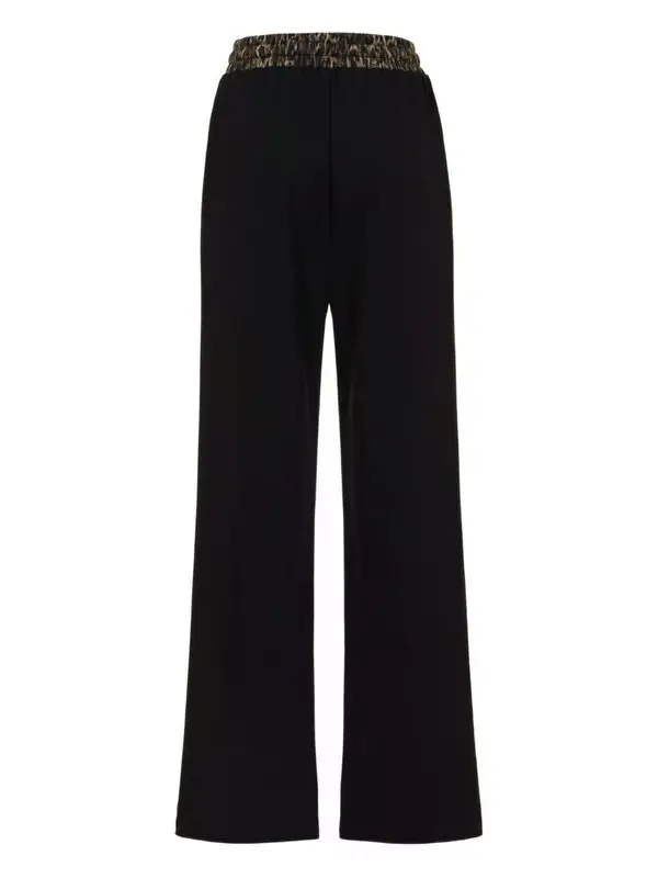 Just Cavalli Leopard Print Waistband Trousers