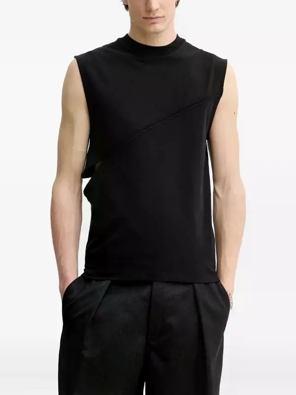 HELIOT EMIL Sleeveless Vest With Cut-out Detail
