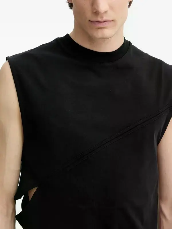 HELIOT EMIL Sleeveless Vest With Cut-out Detail