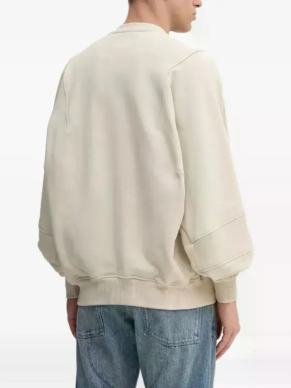 HELIOT EMIL Panelled Crew-neck Sweatshirt