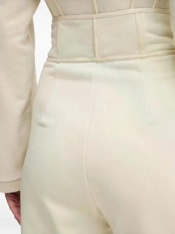 Pinko Corset Waist Wide Leg Trousers