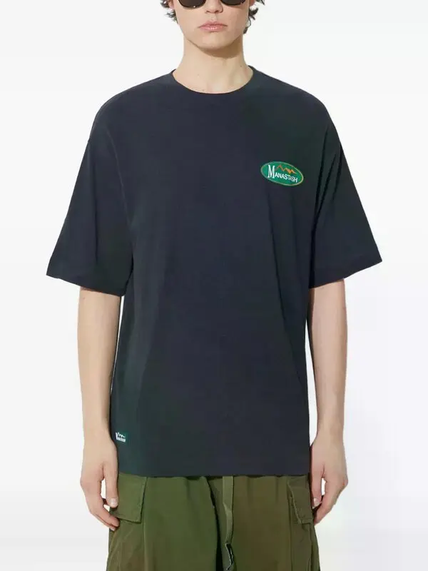 MANASTASH Mountain-logo T-shirt