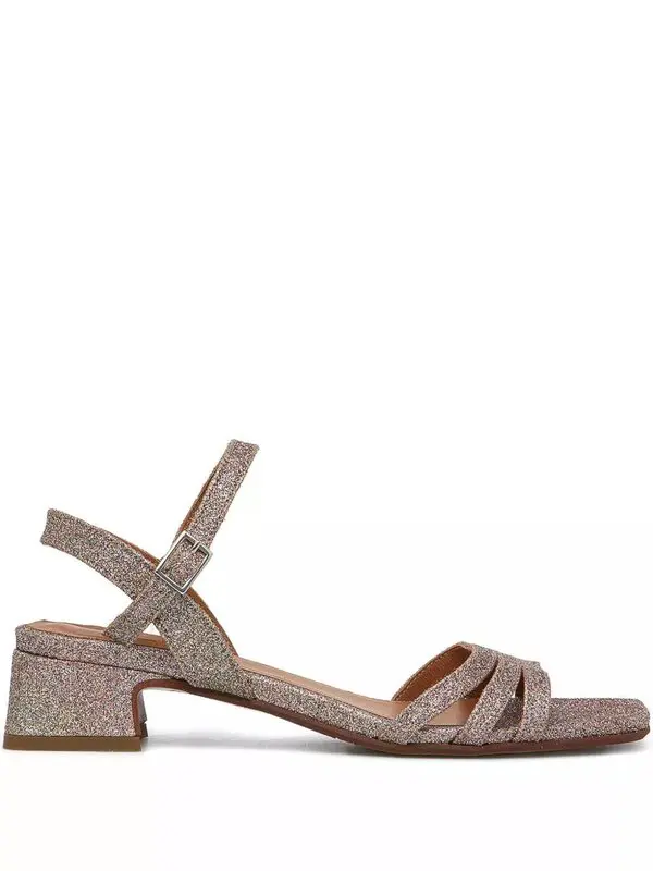 BILLI BI 35mm Glitter Block-heel Sandals