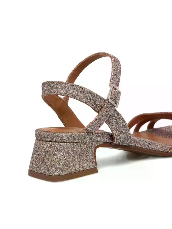 BILLI BI 35mm Glitter Block-heel Sandals