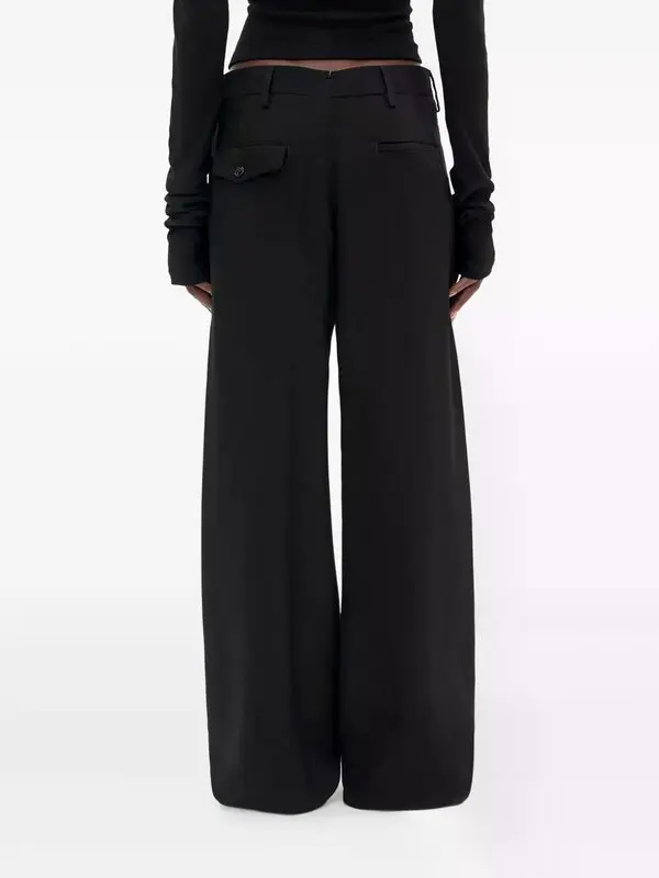 ANN DEMEULEMEESTER Wide-leg Tie-waist Palazzo Trousers