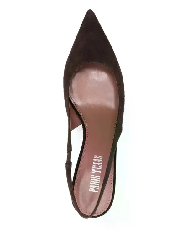 Paris Texas 75mm Slingback Pointed-toe Sandals