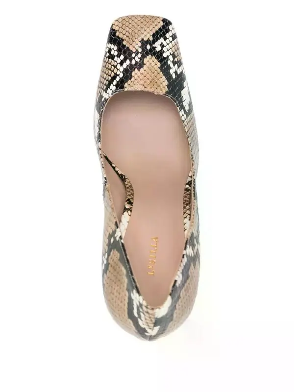 LE SILLA 90mm Square-toe Heeled Pumps