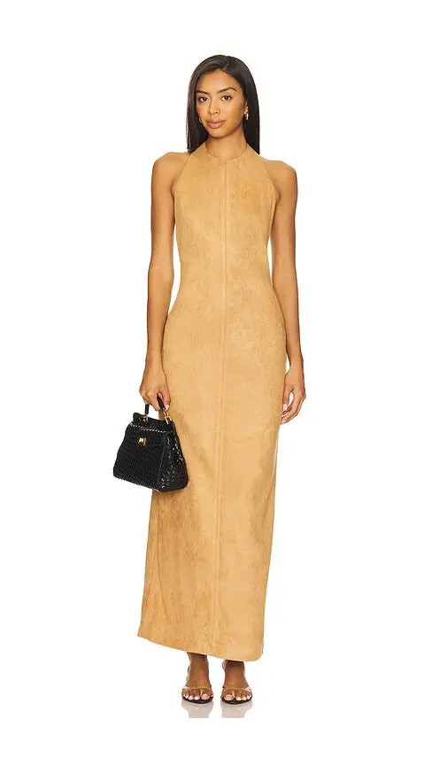 NAKEDVICE The Ambrose Dress - Tan