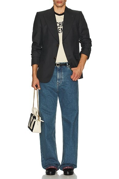 Valentino Garavani Embellished Denim Jeans