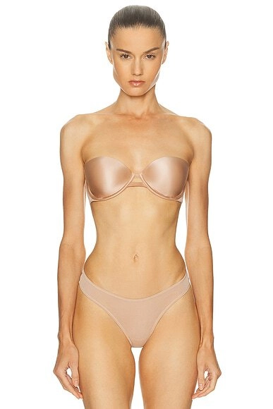 NEGATIVE UNDERWEAR Glace Strapless Bra - Buff